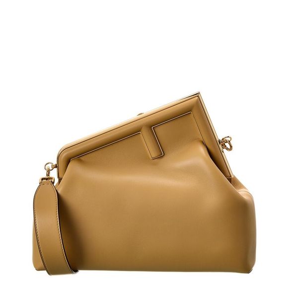 Fendi | Bags | Fendi First Medium Leather Shoulder Bag Beige | Poshmark